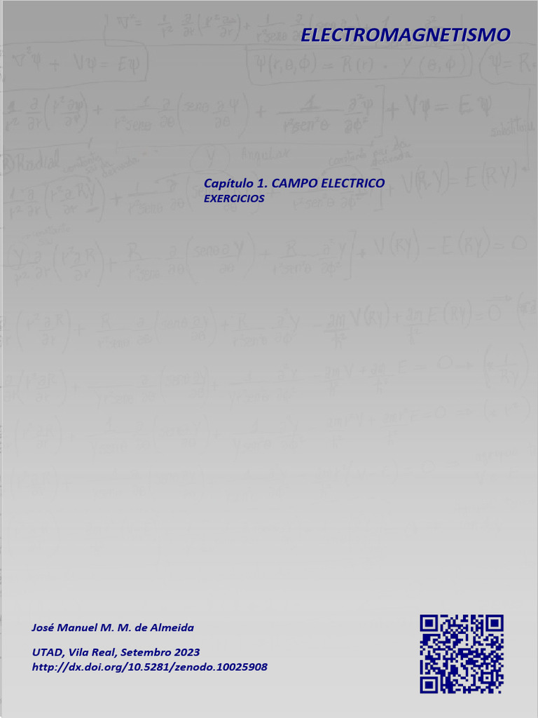 Campo Electrico Exercicios Set23 | PDF | Campo elétrico | Física