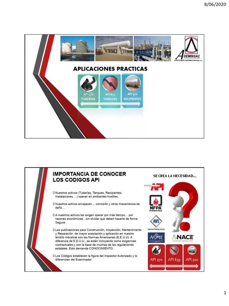 API 570-Presentación PP | PDF | Corrosión | Aleación