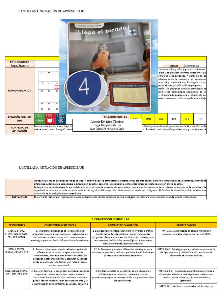 Sda Matem Ticas 4 4 | PDF | Matemáticas | Geometría