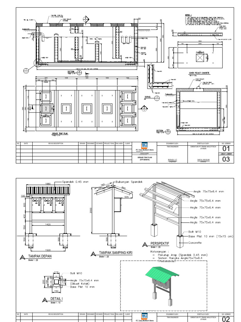 DED Grease Trap STP | PDF