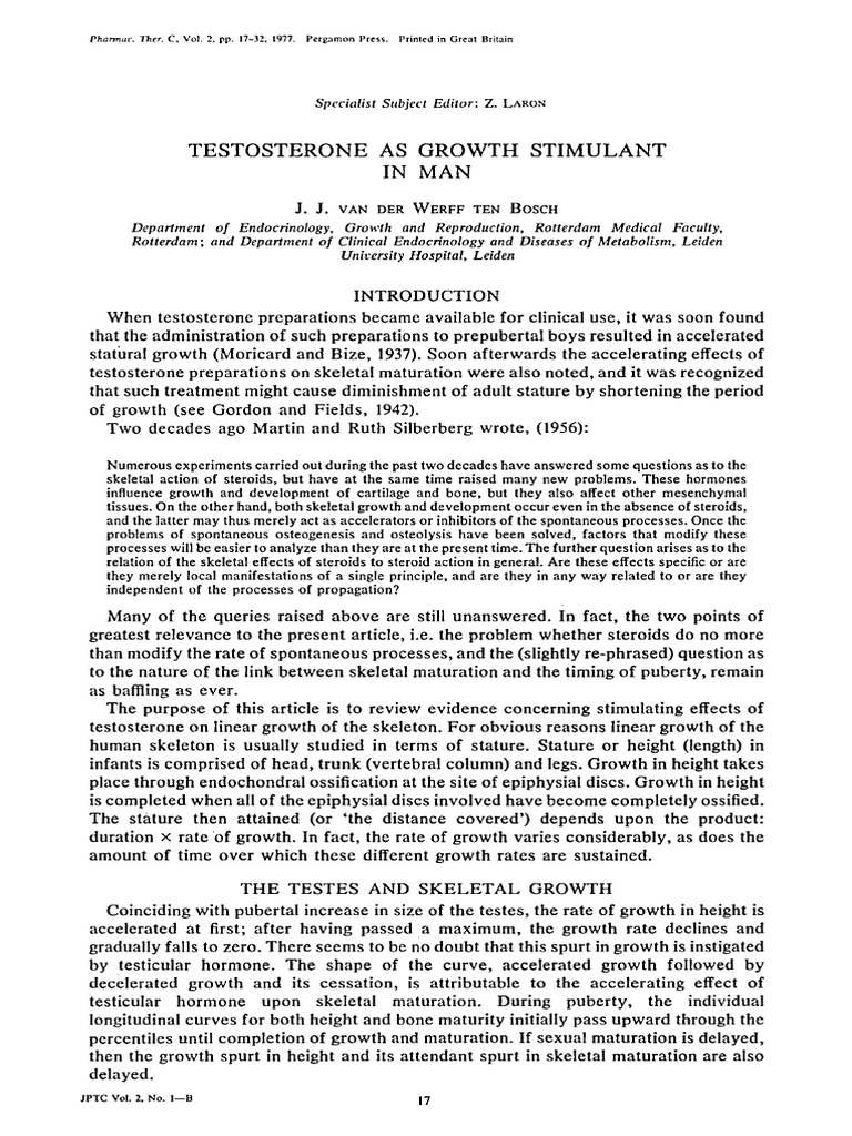 First Page Pdf Pdf Puberty Testosterone