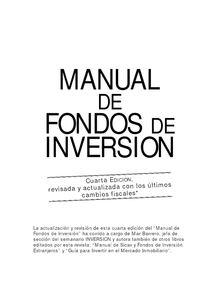 Foinv3 3que Ventajas Ofrecen Los Fi | PDF | Fondo de inversión ...