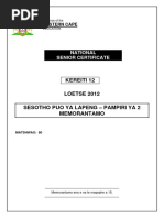 Maele Le Maelana A Basotho | PDF