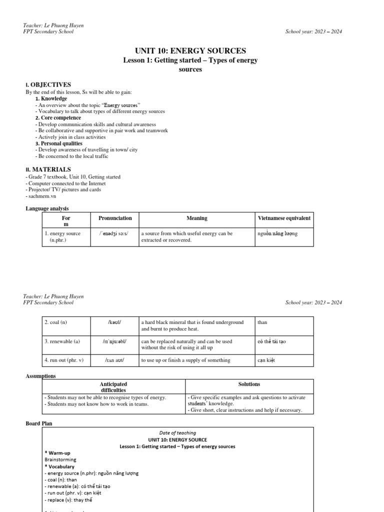 TA7-Unit 10 | PDF | Teachers | Stress (Linguistics)