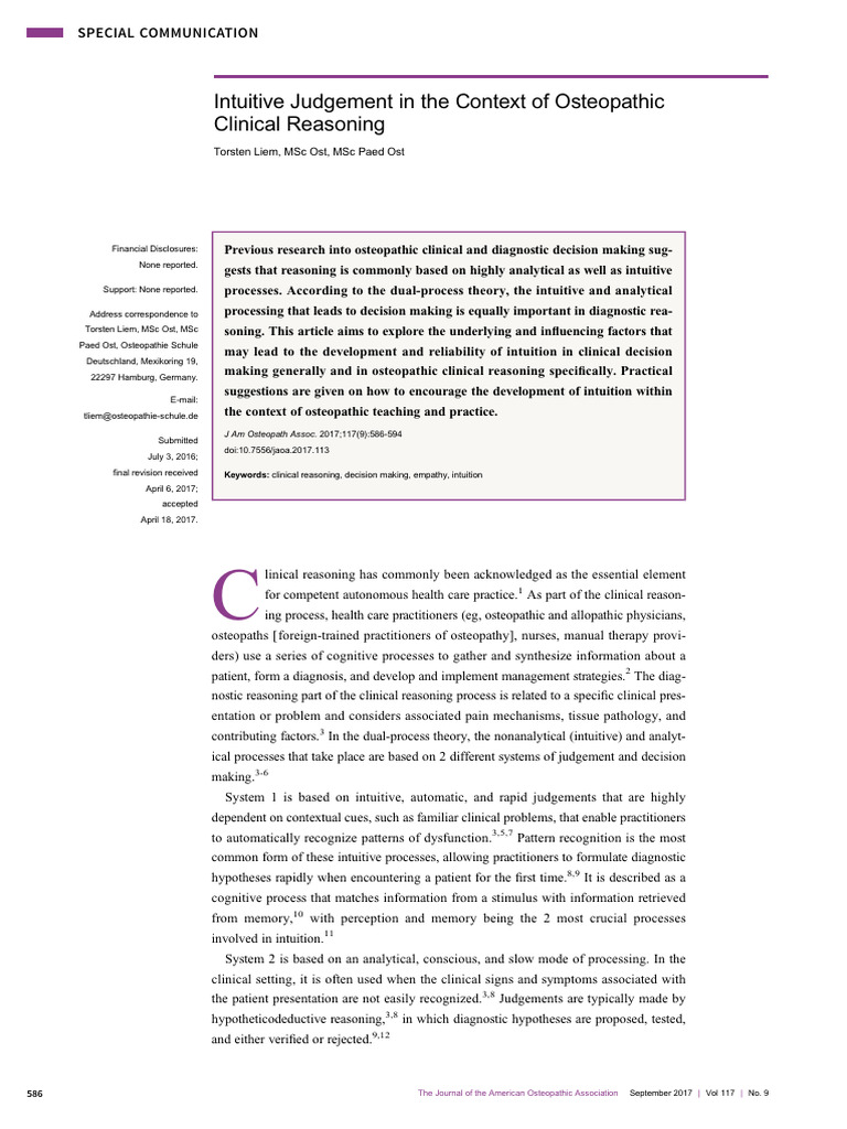 Intuitive Judgement | PDF | Memory | Thought