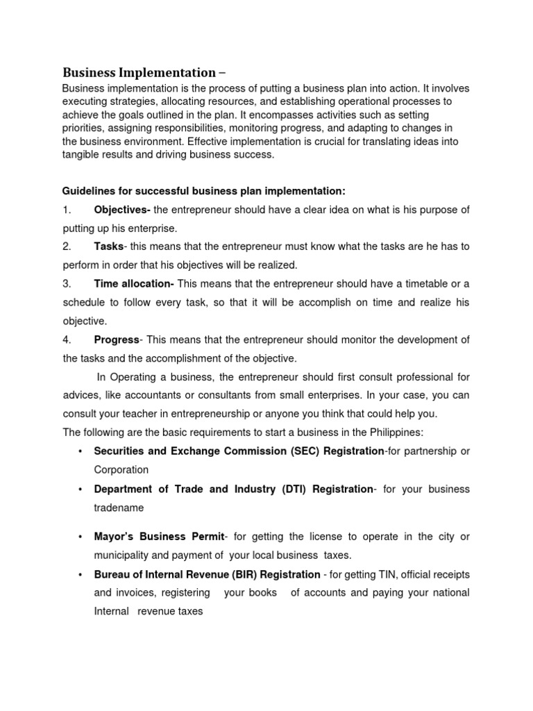 Business Implementation Group 4 | PDF | Entrepreneurship | Insurance