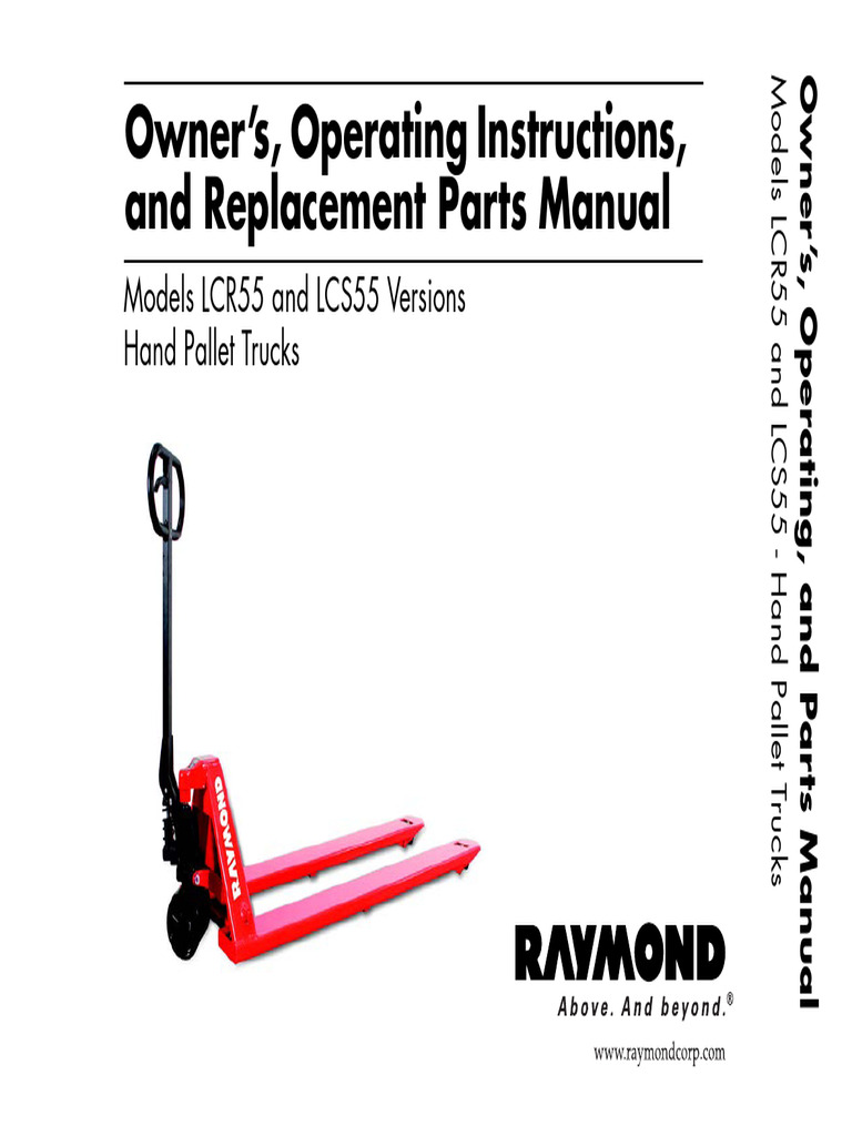 Hand Pallet-LCR55-LCS55 | PDF | Forklift | Elevator
