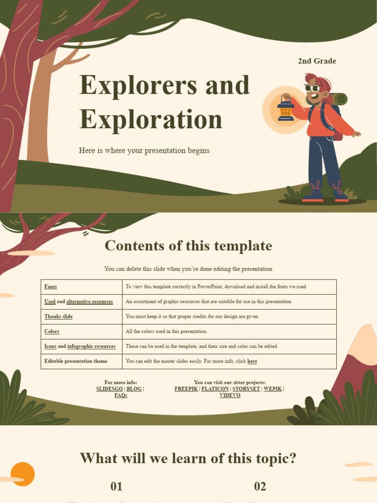 2nd Grade Exploration Presentation Template | PDF | Leadership