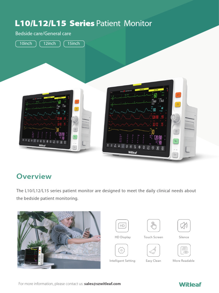 patient monitor | PDF | Monitoring (Medicine) | Computing
