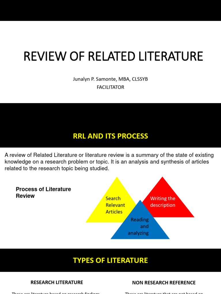 LESSON-6-REVIEW-OF-RELATED-LITERATURE | PDF | Citation | Note (Typography)