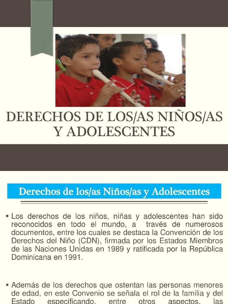 Derecho Del Niño y Adolecente | PDF