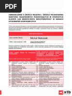 Wzór Jak Należy Wypełnić FORMULARZ AML | PDF