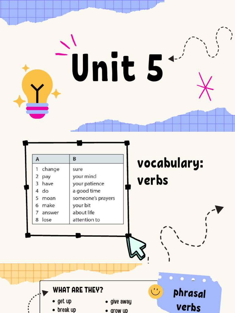 Phrasal verbs and modal verbs | PDF | Semantic Units | Linguistic ...