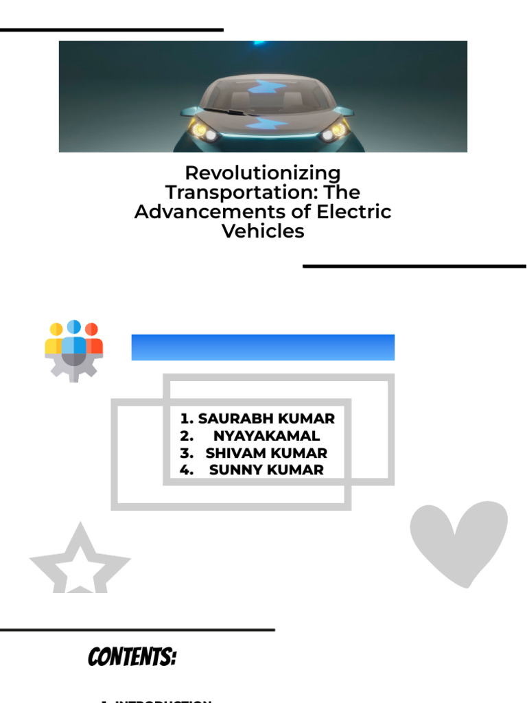Slidesgo Revolutionizing Transportation The Advancements of Electric ... Slidesgo Revolutionizing Transportation The Advancements of Electric ...
