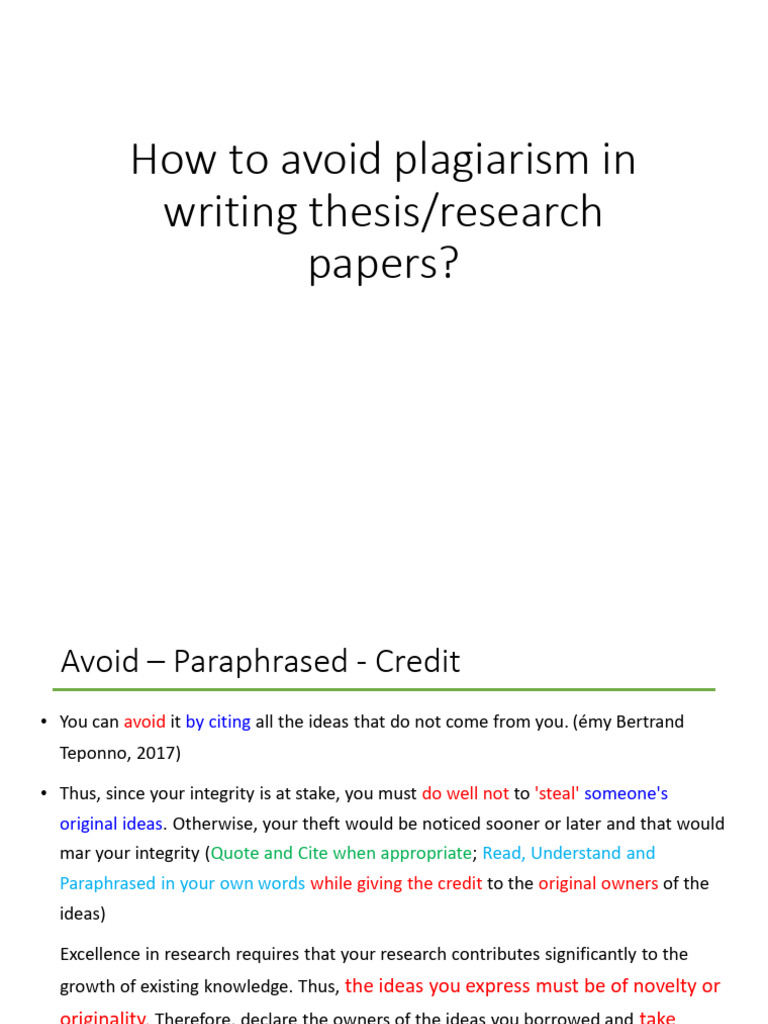 How To Write Thesis | Download Free PDF | Plagiarism | Academic Publishing