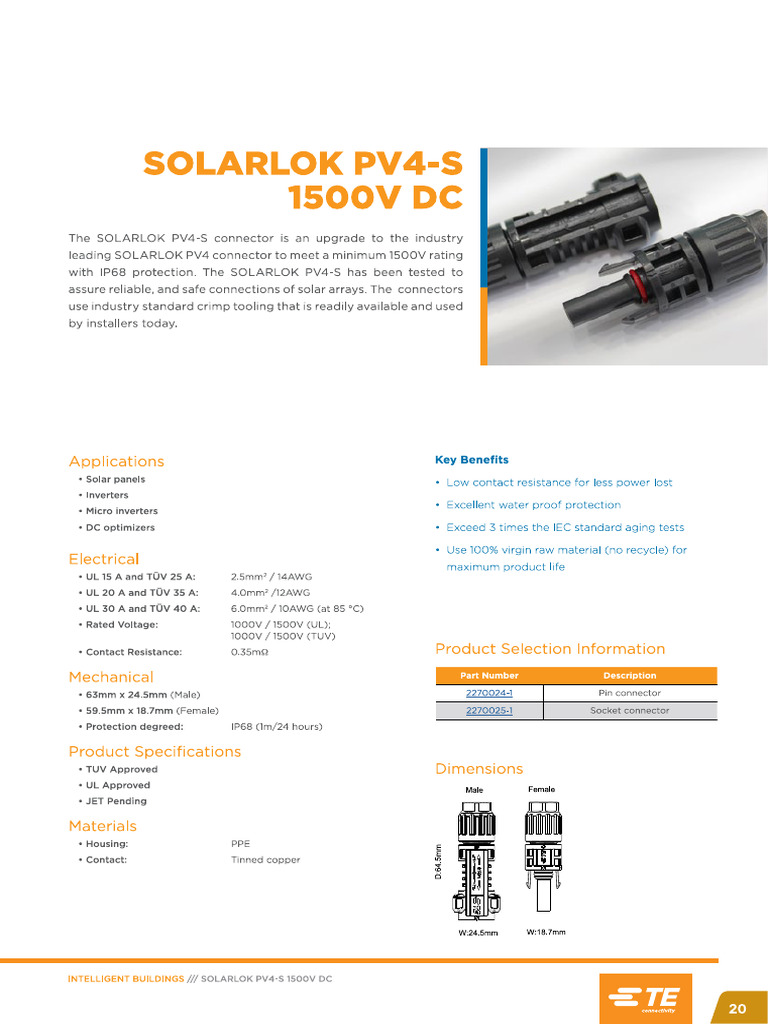 Solarlok PV4 - S | PDF