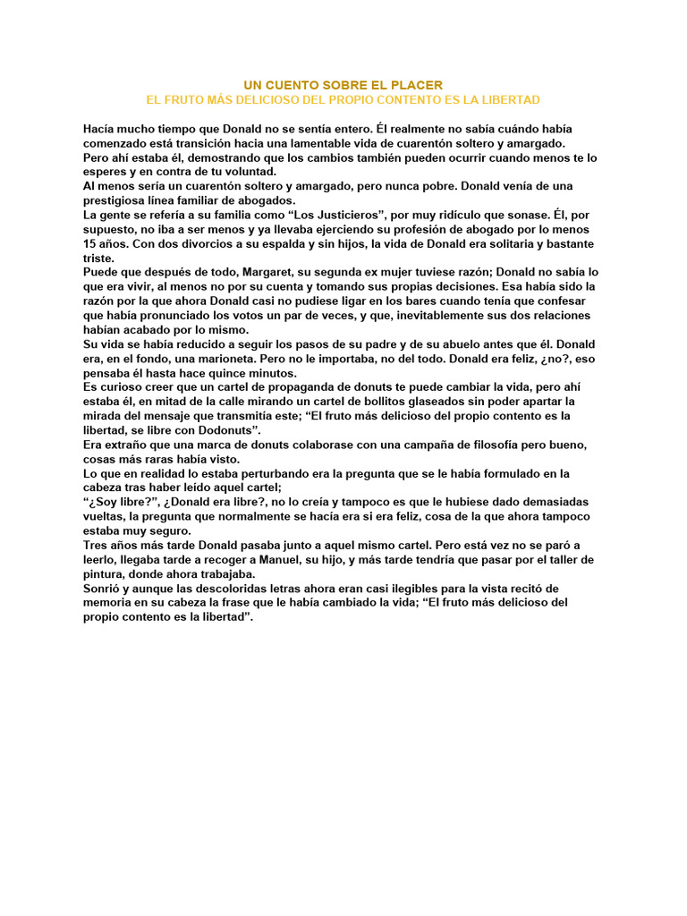 Lucia Enfedaque Seral - UN CUENTO SOBRE EL PLACER | PDF | Novela negra ...