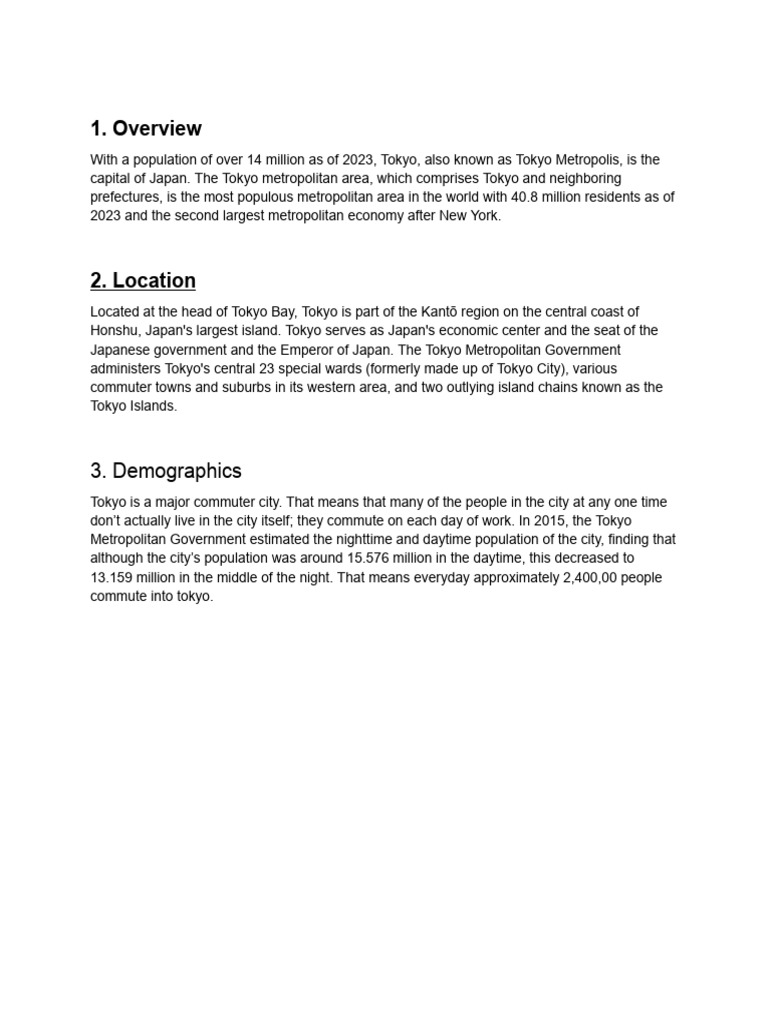 Planning | PDF | Tokyo | Economies