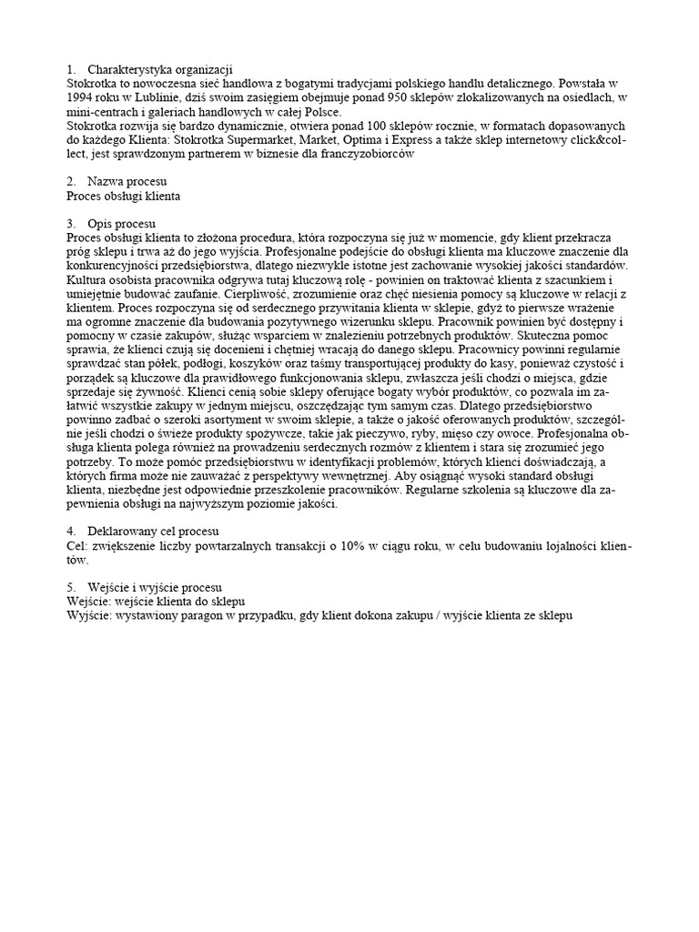 CW 3. Wybór Procesu | PDF