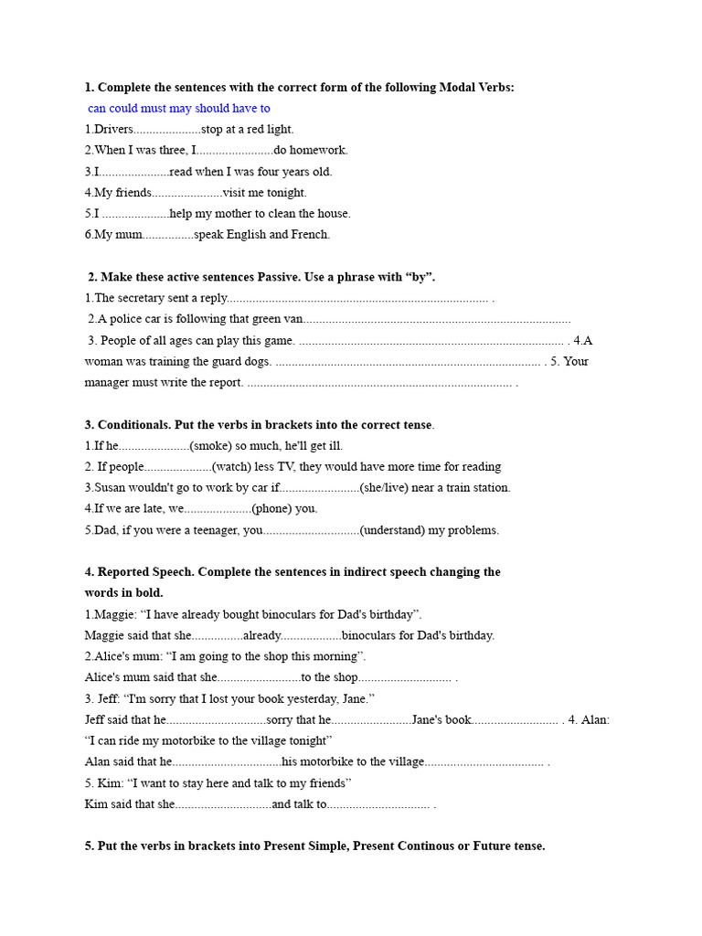 Modal Verbs and Sentence Transformations | PDF | Semantics | Semantic Units