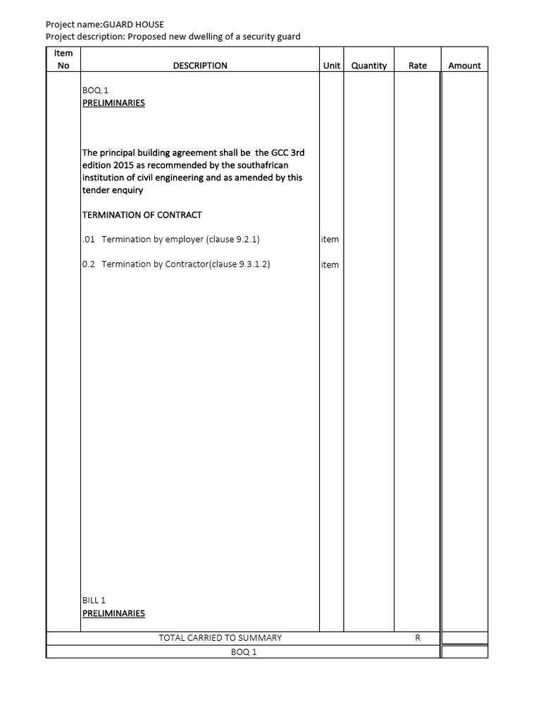 Qto and Boq | PDF | Concrete | Window