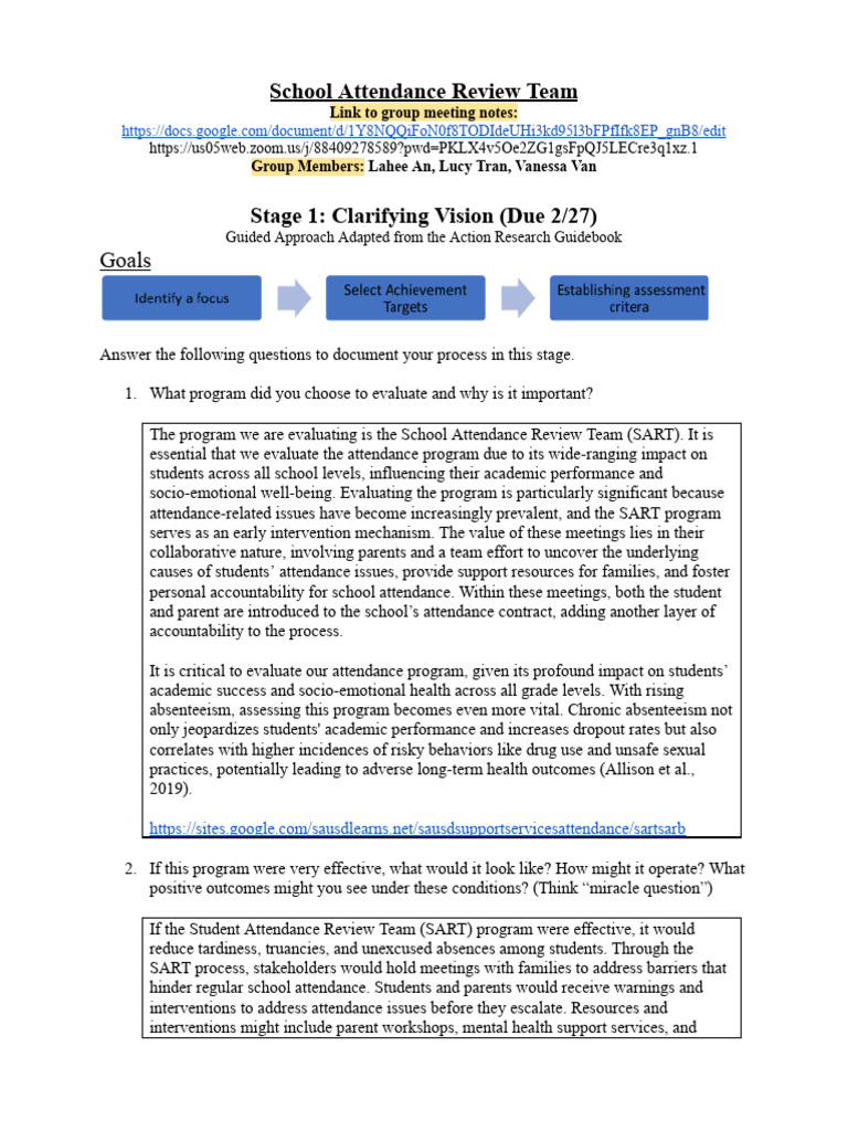 Program Evaluation Action Research Protocol Spring 2024 | PDF | Program Evaluation