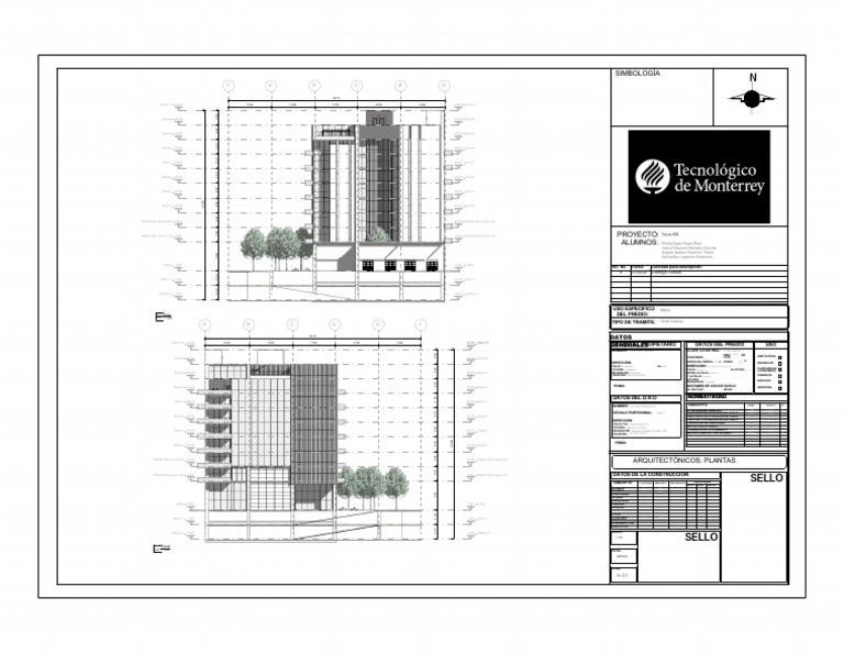 A10 Fachada Este y Oeste | PDF