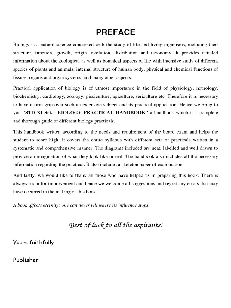 Class 11 Biology Practical Handbook | PDF | Leaf | Microscope