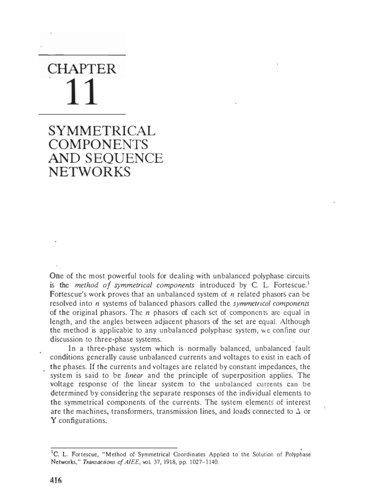 Power - System - Analysis - Symmetrical Components | PDF