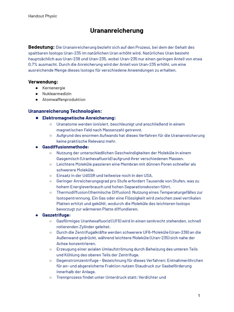 Physic GFS Handout | PDF
