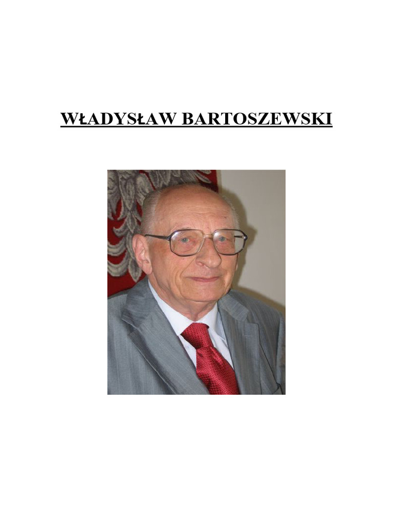 Władysław Bartoszewski | PDF