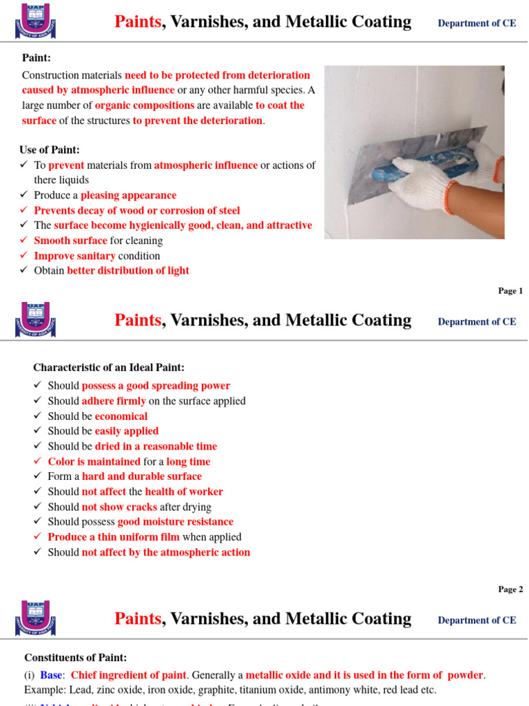 Paint, Varnish, Timber and Plastic | PDF | Varnish | Natural Rubber