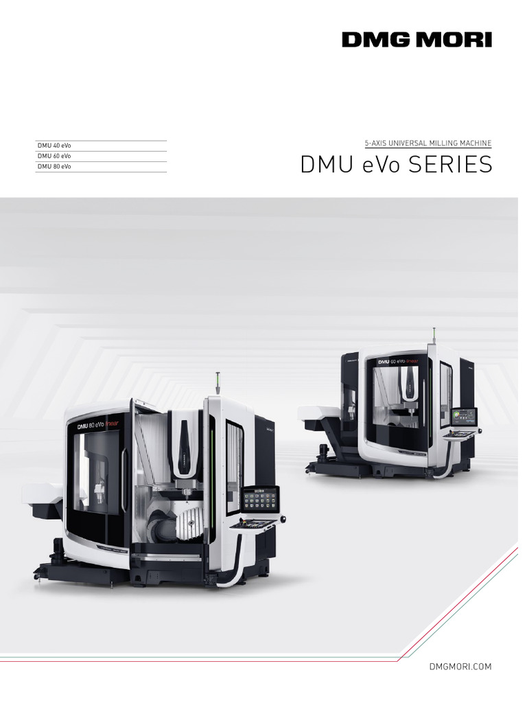 DMU eVo Series: Precision Milling Solutions | PDF | Machining | Machines