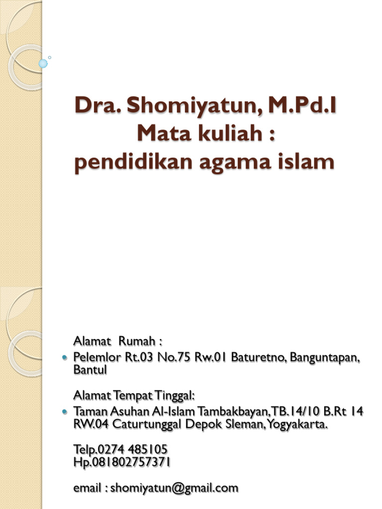 Pentingnya Agama dalam Kehidupan Manusia | PDF