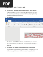 4 Cara Membuat Bingkai Di Word (Border) & Contohnya | PDF