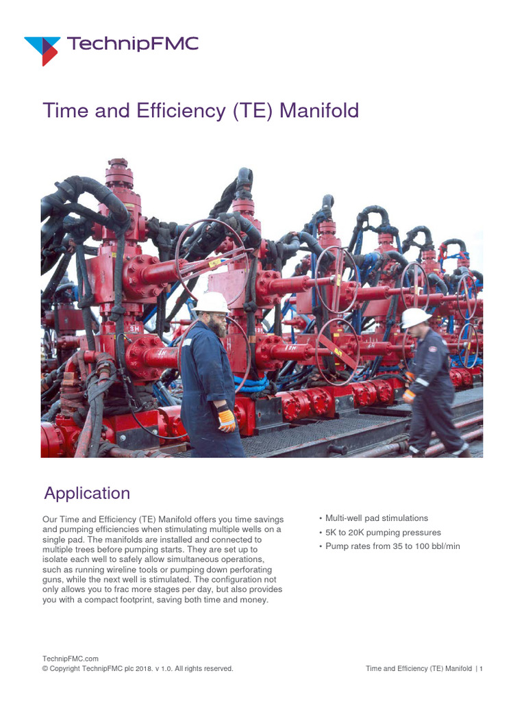 TE Manifold Datasheet - 08.18 | PDF