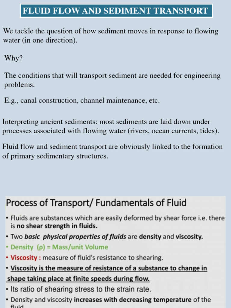 Fundamentals of Fluid Flow | PDF | Fluid Mechanics | Reynolds Number