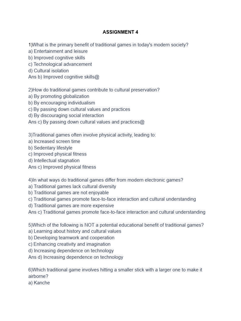 MCQ Physical Education Unit 4 | PDF | Physical Fitness | Physical Education