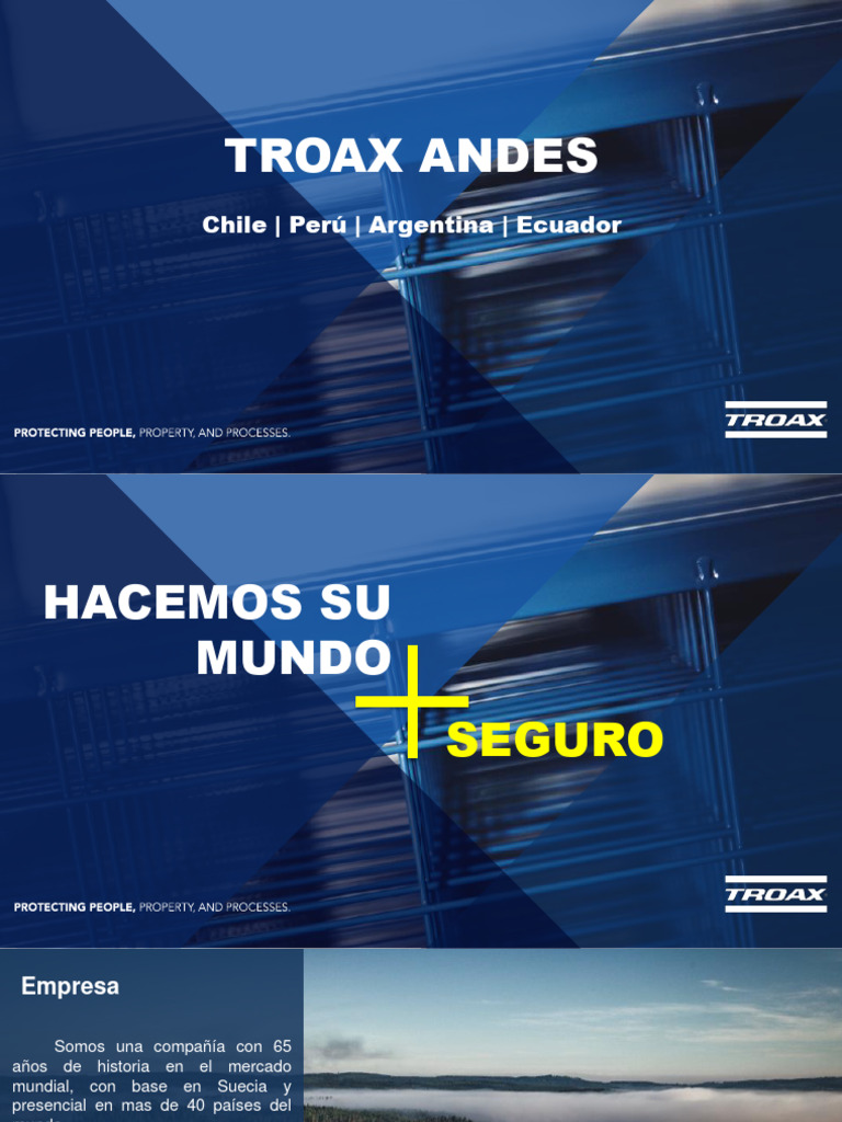 Soluciones de Seguridad Troax Andes | PDF