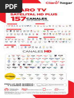 Guía De Canales Claro 2024 Pdf Red De Televisión Televisión