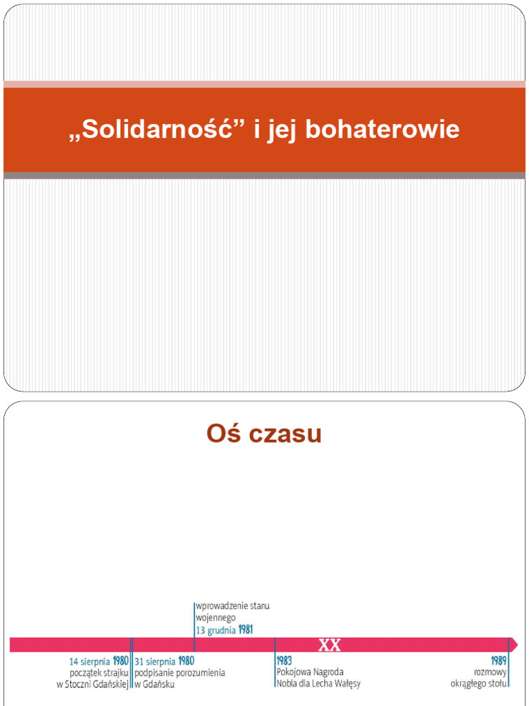 Solidarność" I Jej Bohaterowie | PDF