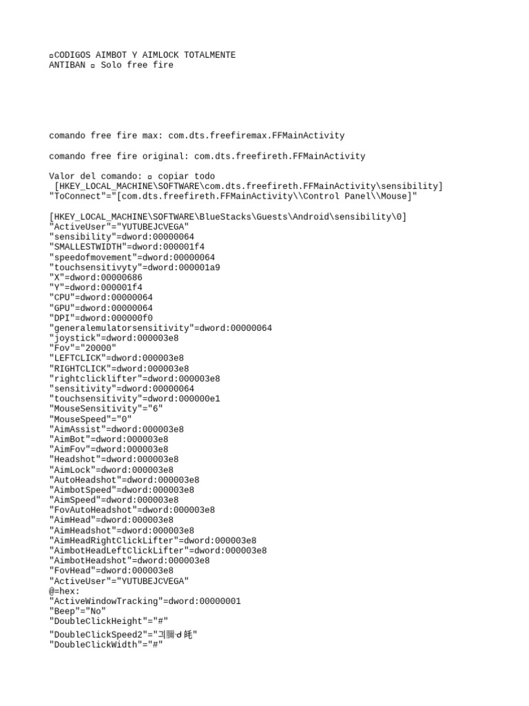 Aimbot y Aimlock | PDF | Software | Computing