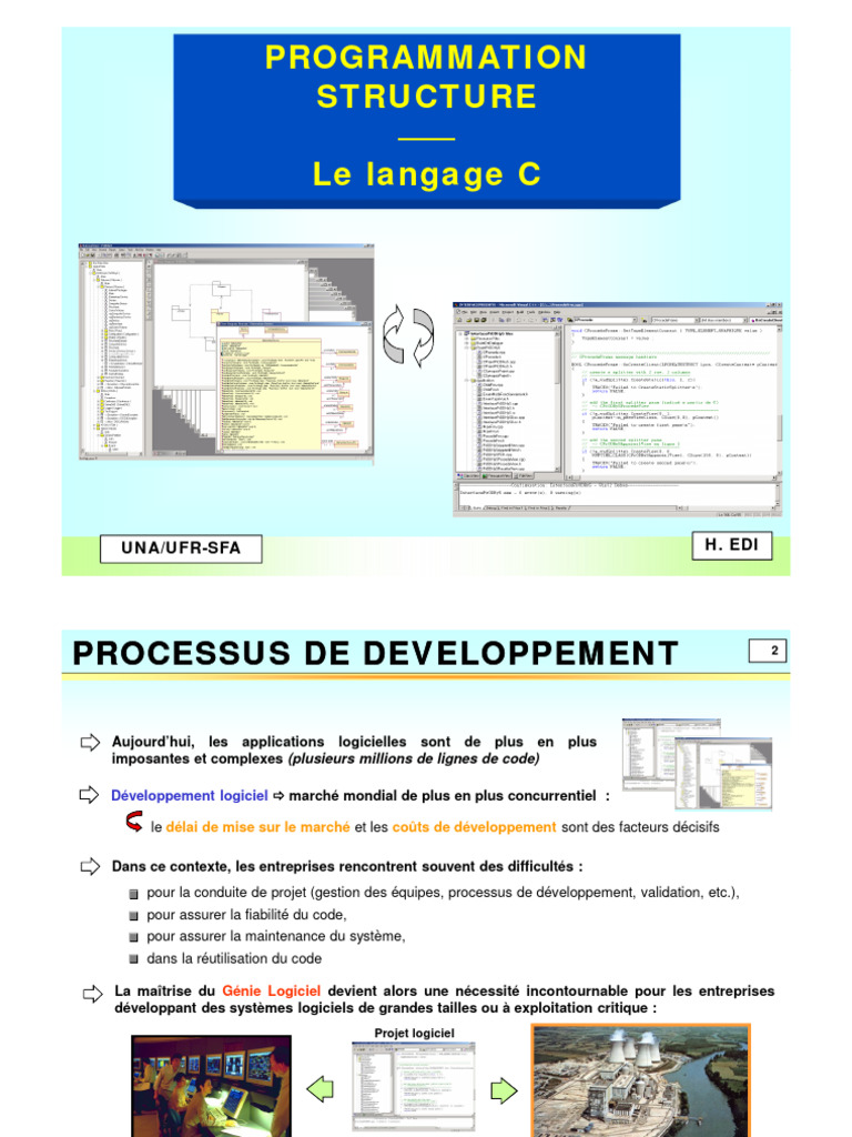 Télécharger le langage C | PDF | C (Langage de programmation) | Développement de logiciel