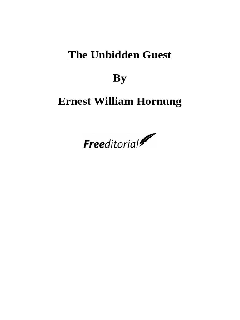 The Unbidden Guest | PDF | Mystery, Thriller & Crime Fiction | Classics