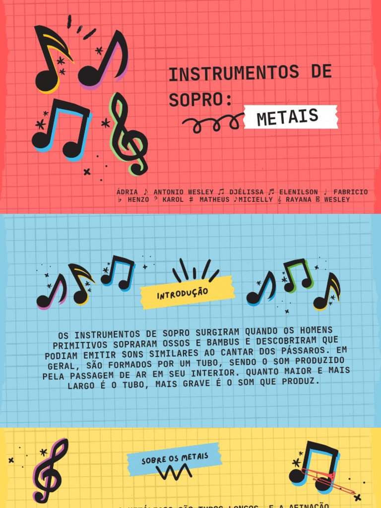 Instrumentos de Sopro Metálicos | PDF | Trombeta | Tuba