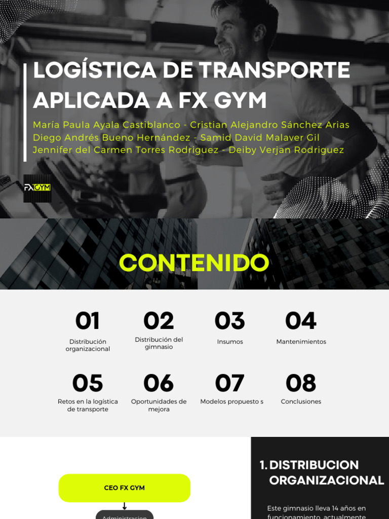 Logística de Transporte FX GYM | PDF | Software | Planificación