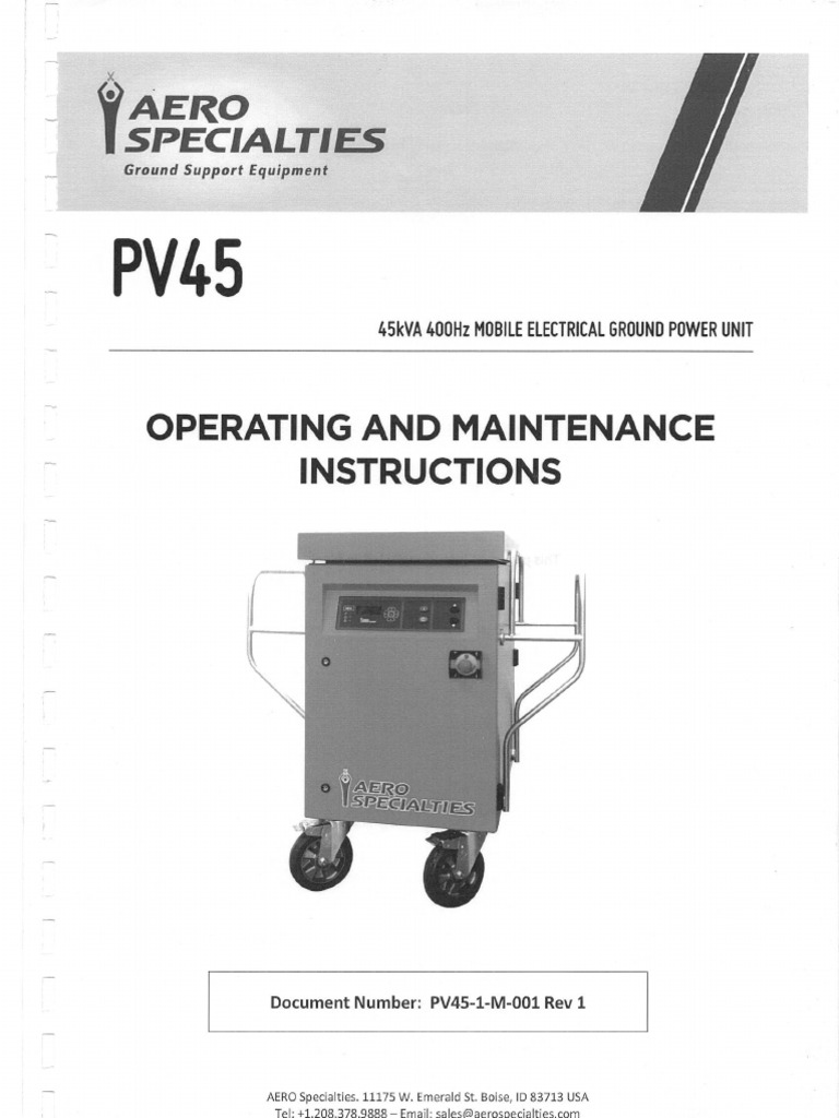 Manual PV45 | PDF