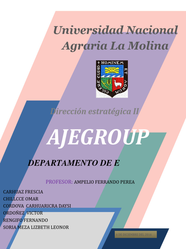 Trabajofinaldii Aje Group | PDF