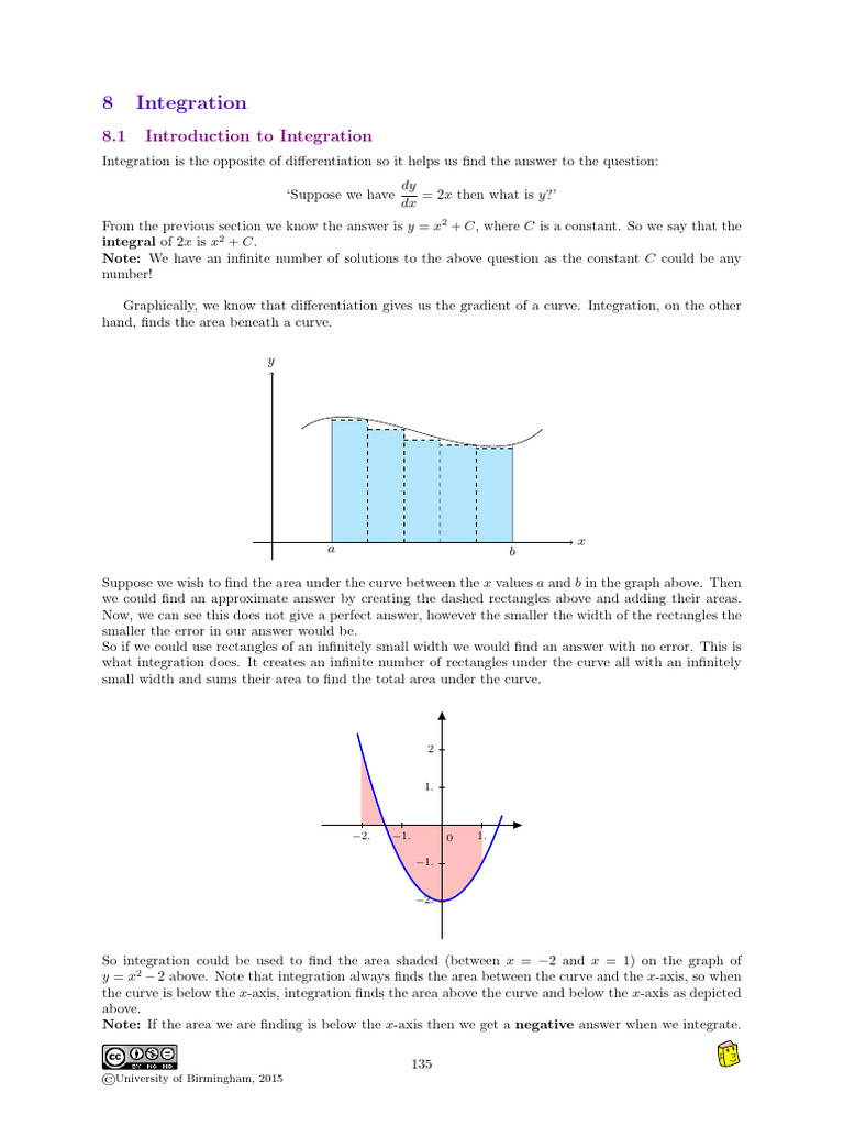 Integration Review Pdf Integral Trigonometric Functions