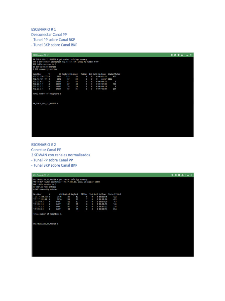 Estrategias SDWAN: Conexión y Failover | PDF